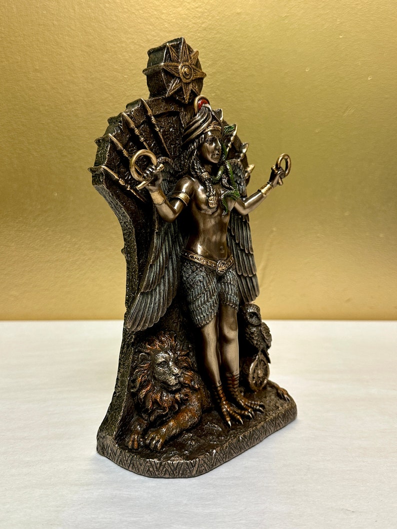 Vintage Inanna / Ishtar Statue Mesopotamian Goddess of Love - Etsy