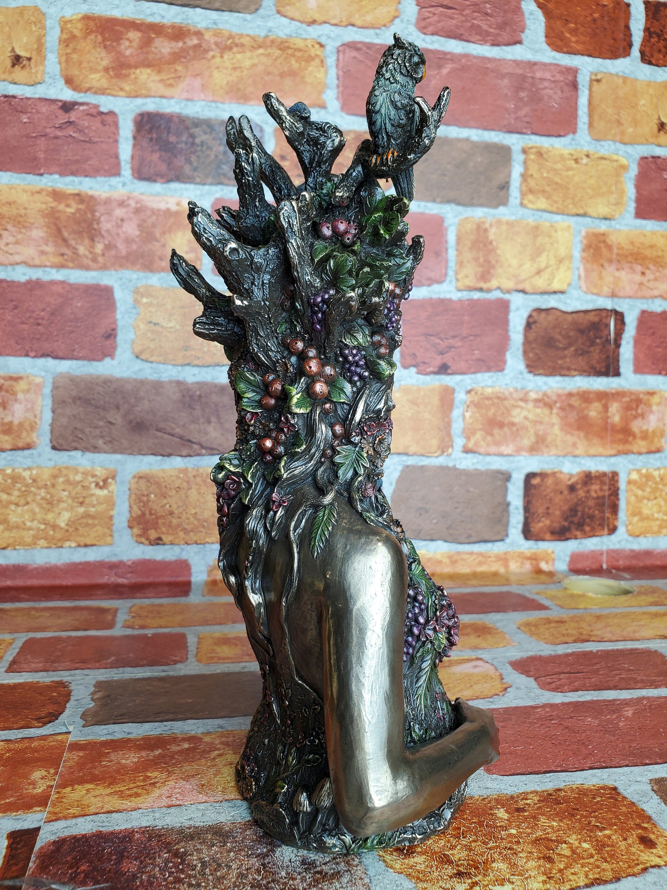 Vintage Gaia Statue Mother Gaia Earth Goddess | Etsy