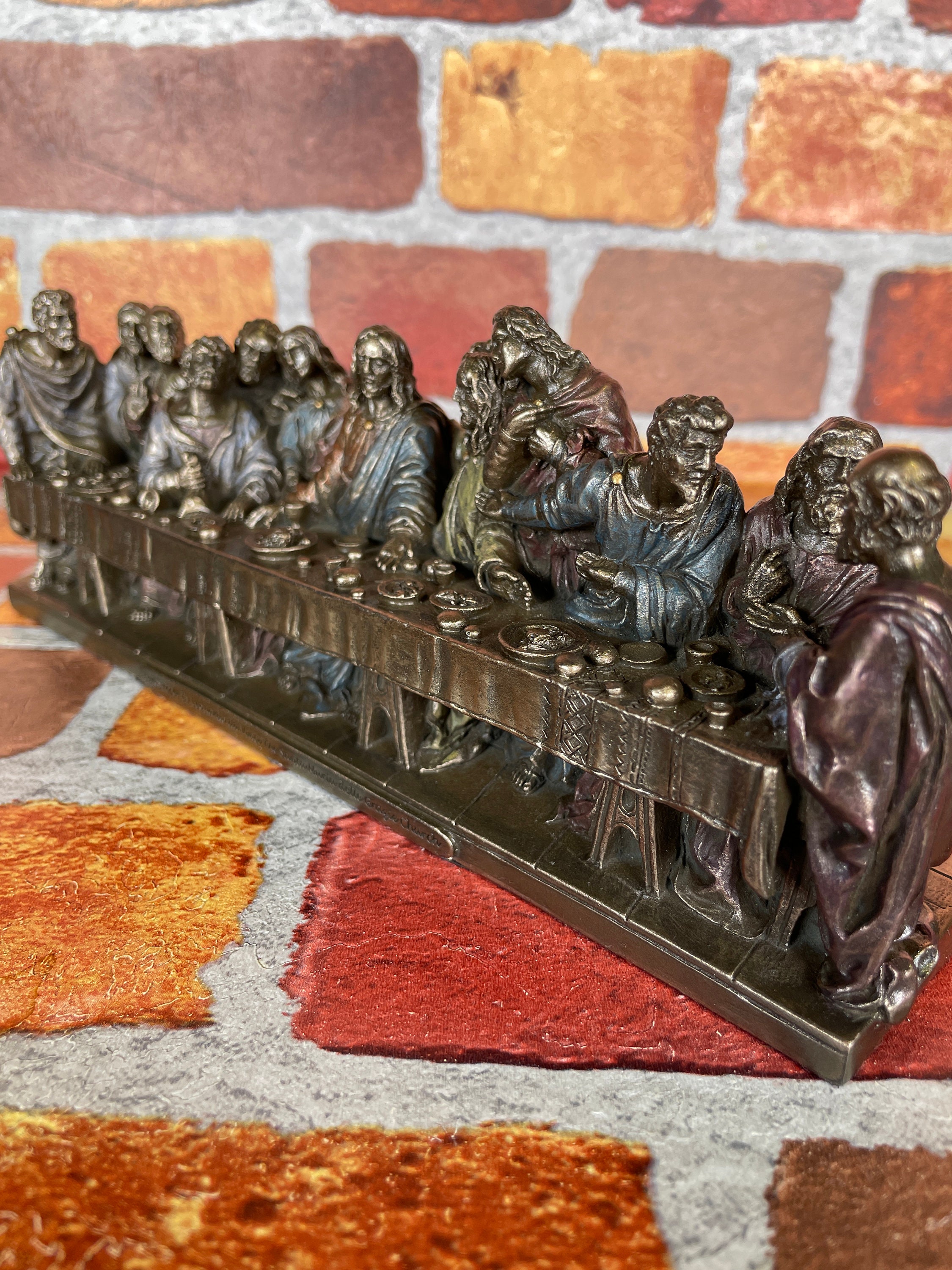 Vintage Last Supper Statue Jesus and the Disciples | Etsy