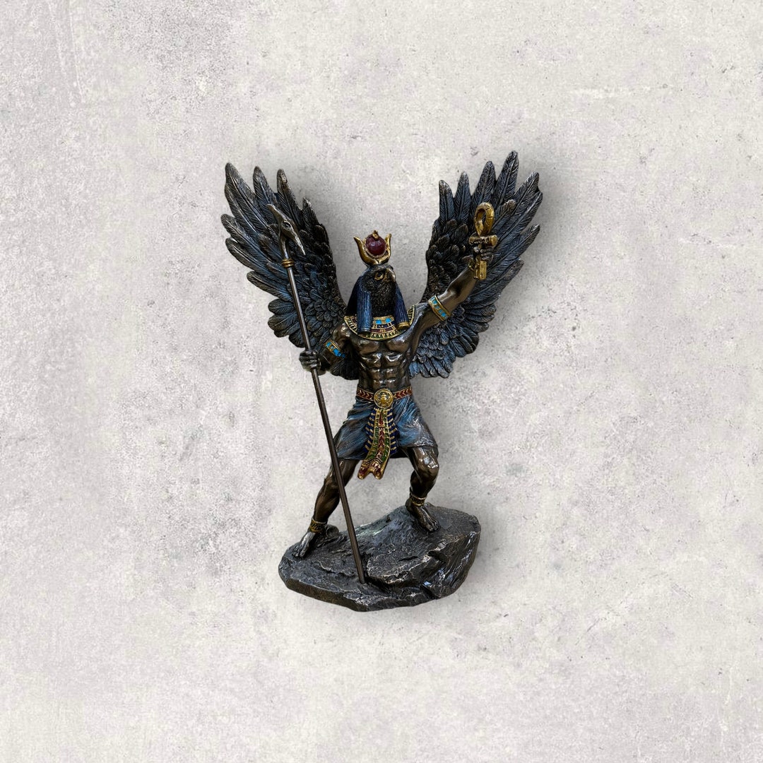 Vintage Ra Statue - Egyptian God of the Sun - Etsy