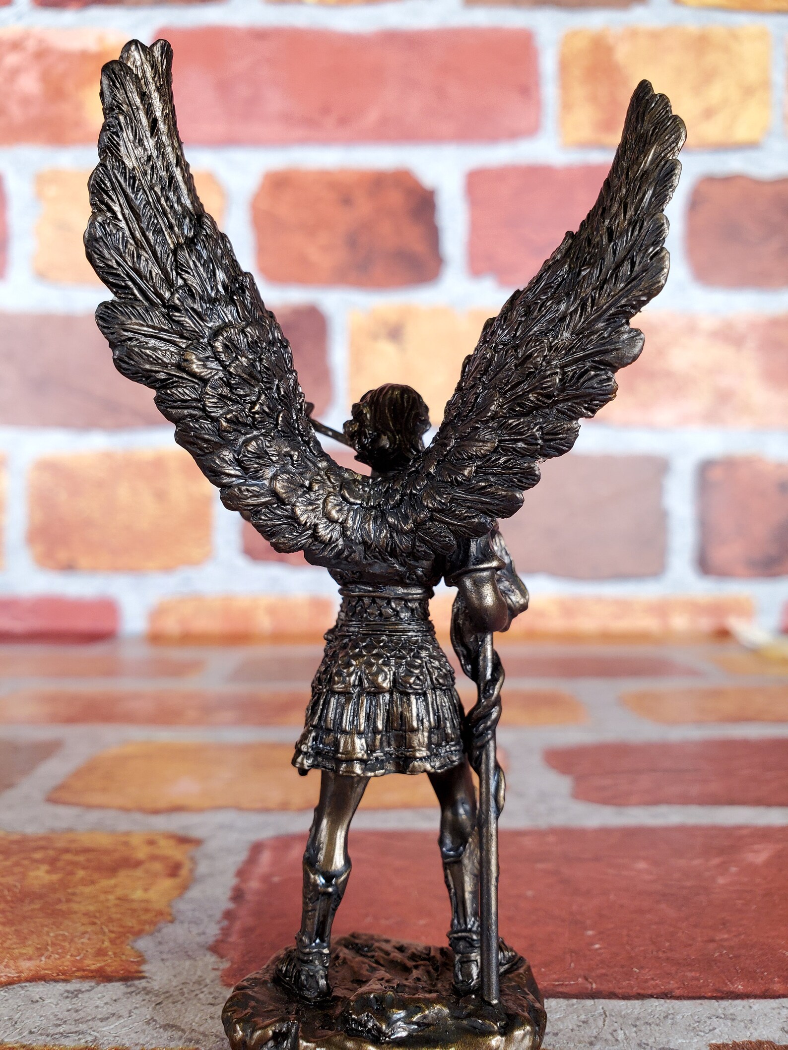Vintage St. Gabriel the Archangel Mini Statue Miniature - Etsy