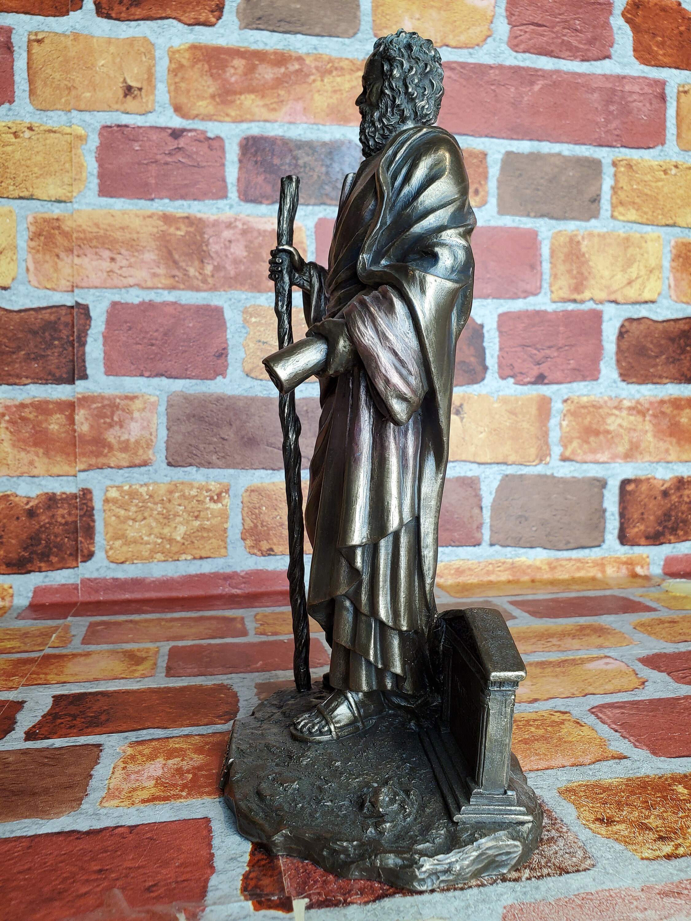 Vintage Socrates Statue Ancient Greek Philosopher | Etsy