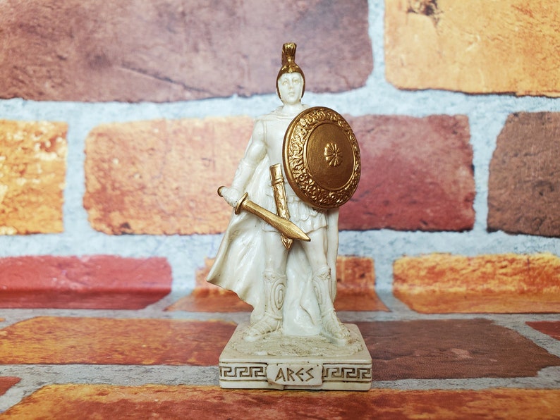 Vintage Ares Figurine Miniature Greek God Ares Altar Statue | Etsy