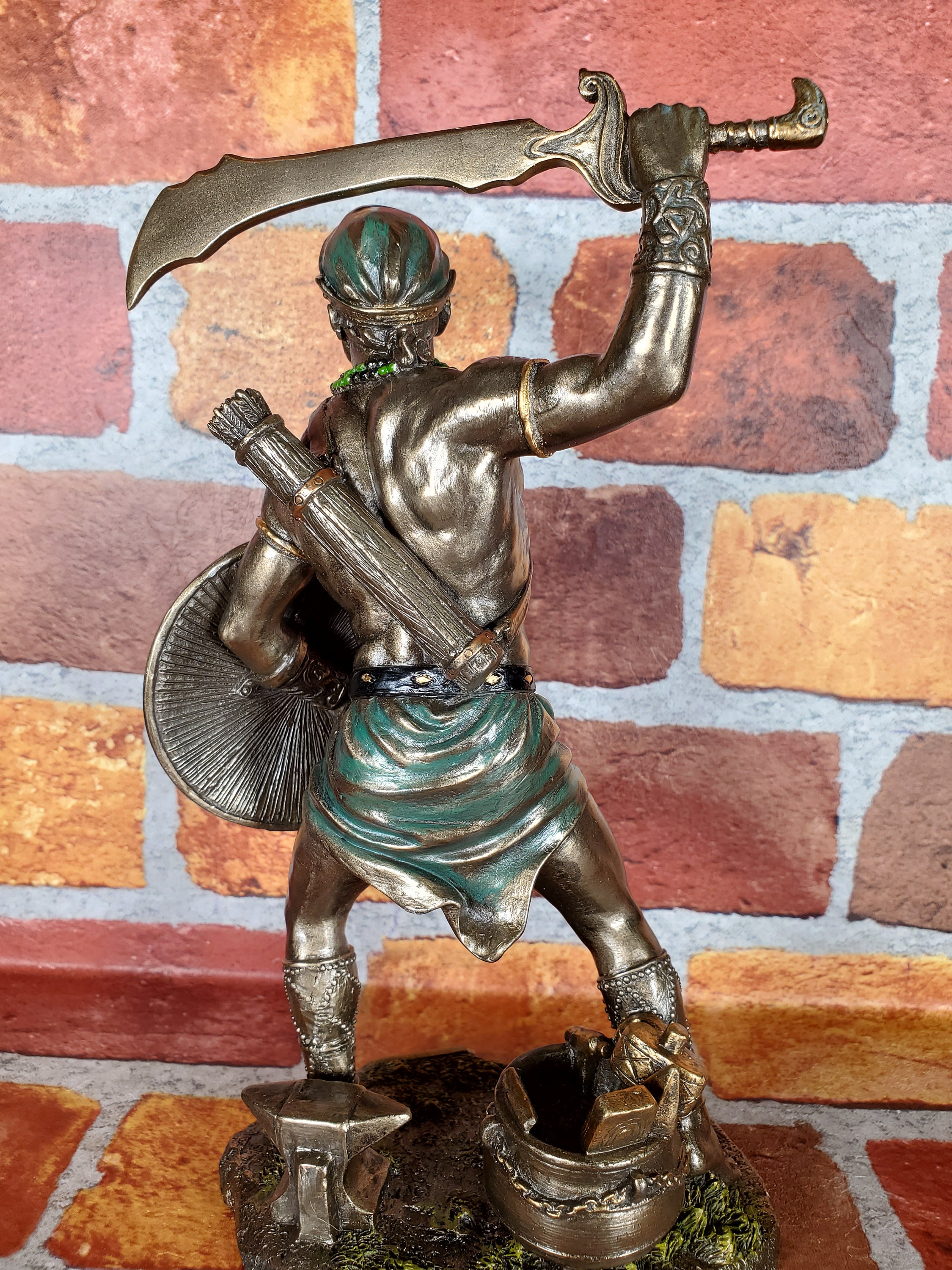 Vintage Ogun Statue Orisha of Metalworking War & Hunting - Etsy