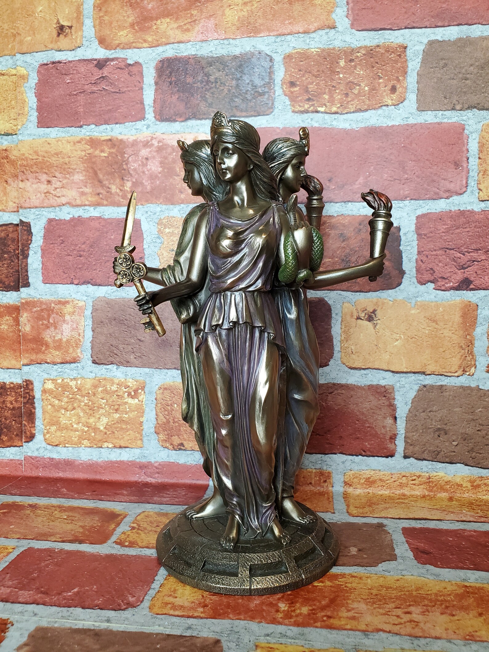 Vintage Hecate Statue Greek Goddess of Magic Hecate Altar - Etsy Canada