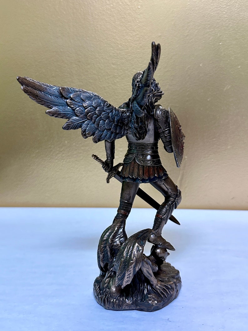 Vintage St. Michael Archangel Statue Saint Michael Altar - Etsy