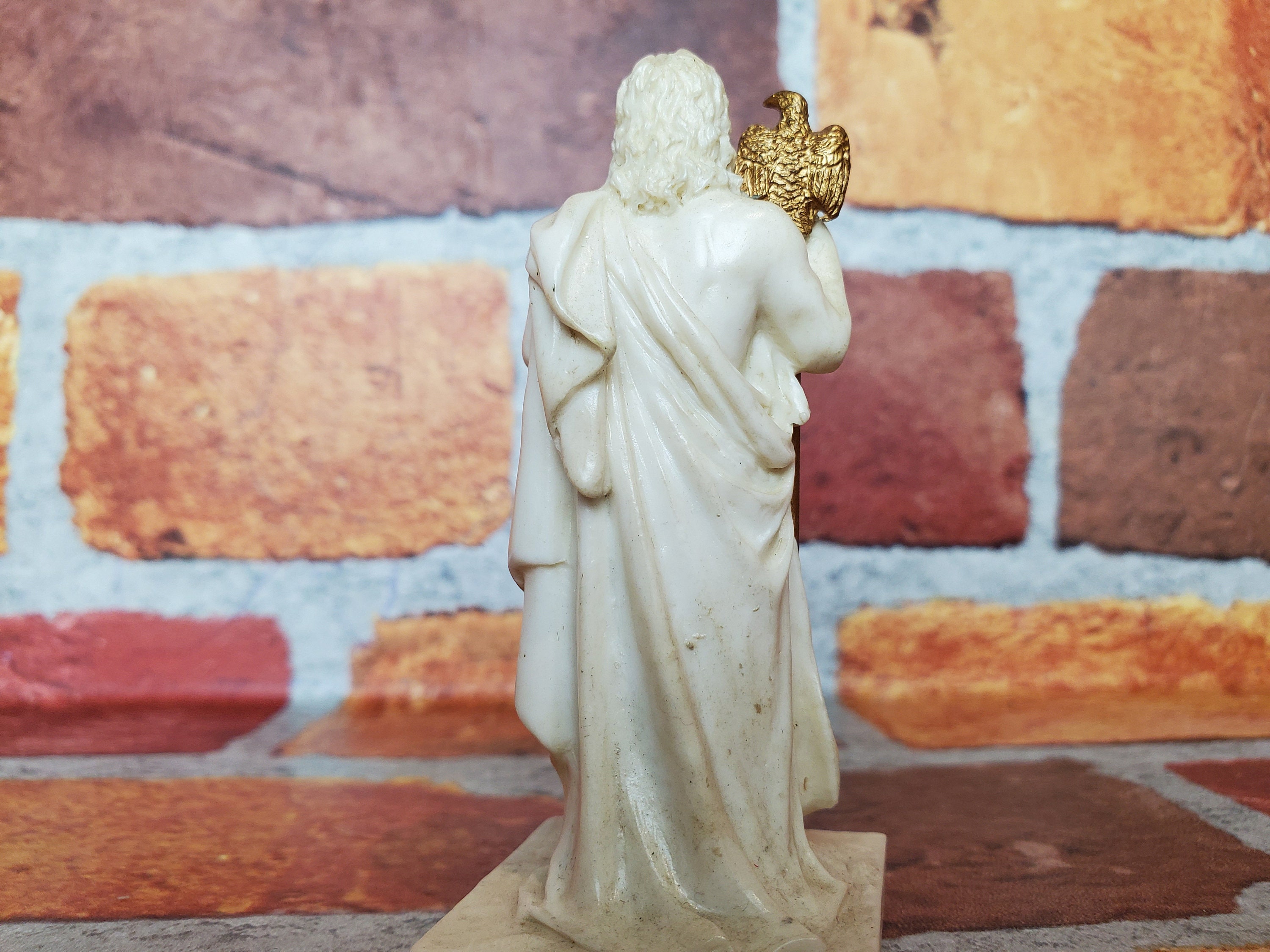 Vintage Zeus Figurine Miniature Greek God Zeus Altar Statue - Etsy