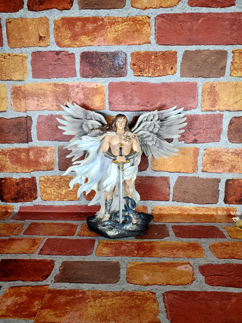 Vintage Six Winged Seraphim Statue - Seraph Guardian Angel - Etsy