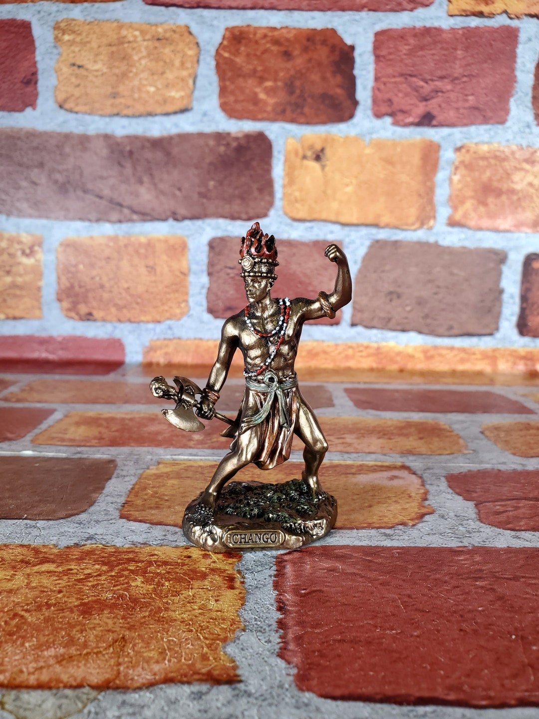 Vintage Orisha Chango Statue - Mini / Travel Altar Sized - Etsy