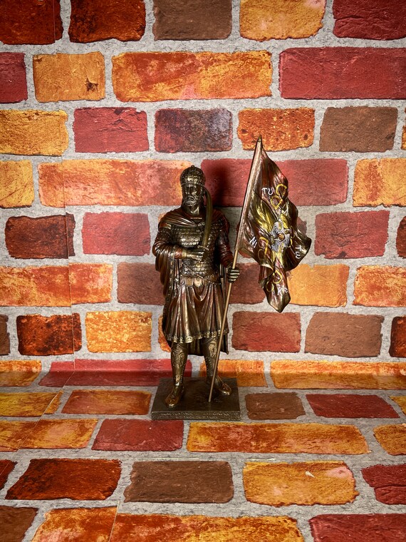 Vintage Constantine XI Palaiologos Statue Cold Cast Bronze | Etsy Canada