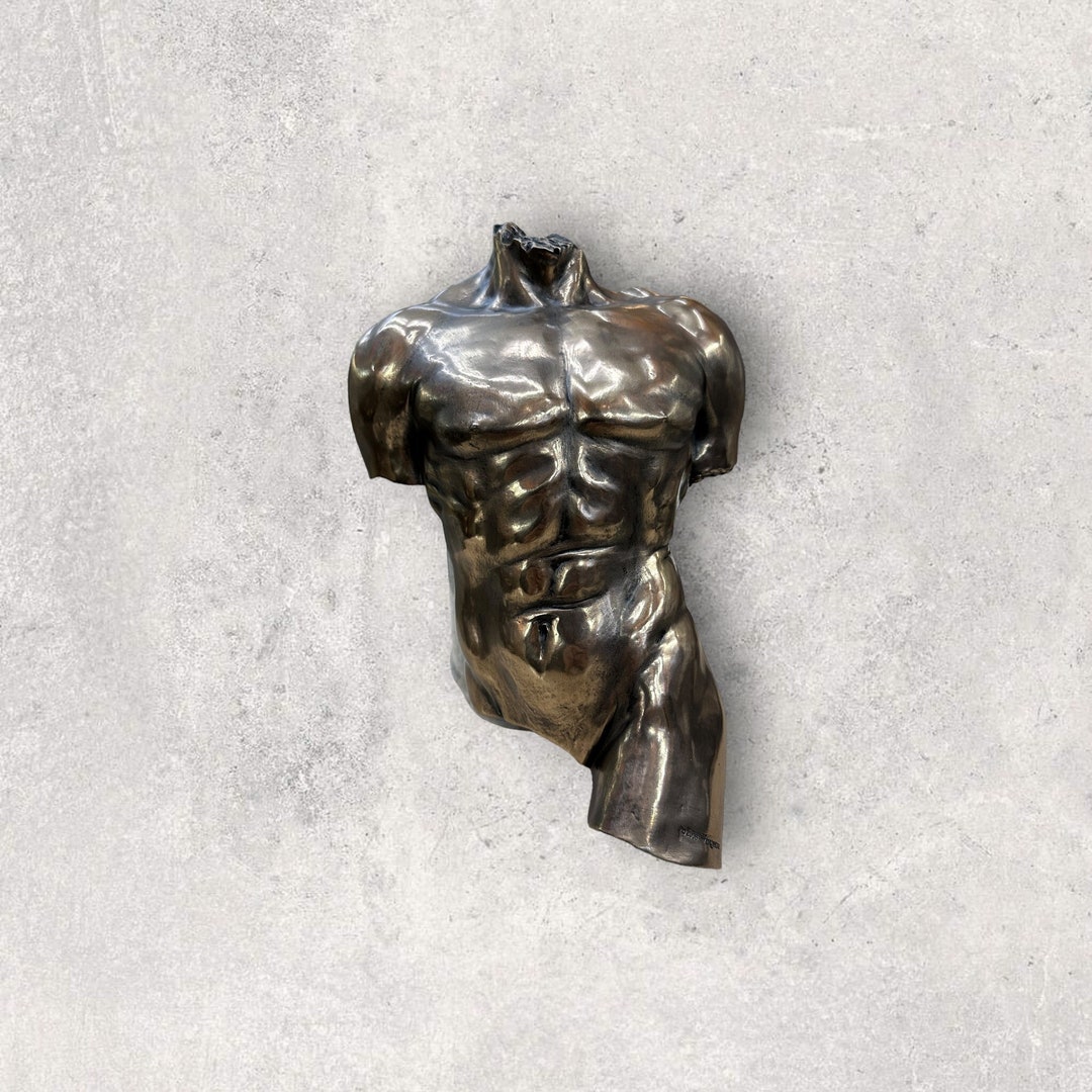 Vintage Male Torso Wall Plaque Home Decor - Etsy