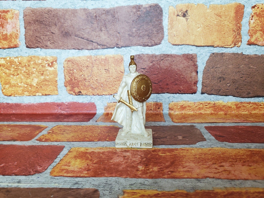 Vintage Ares Figurine Miniature Greek God Ares Altar Statue - Etsy