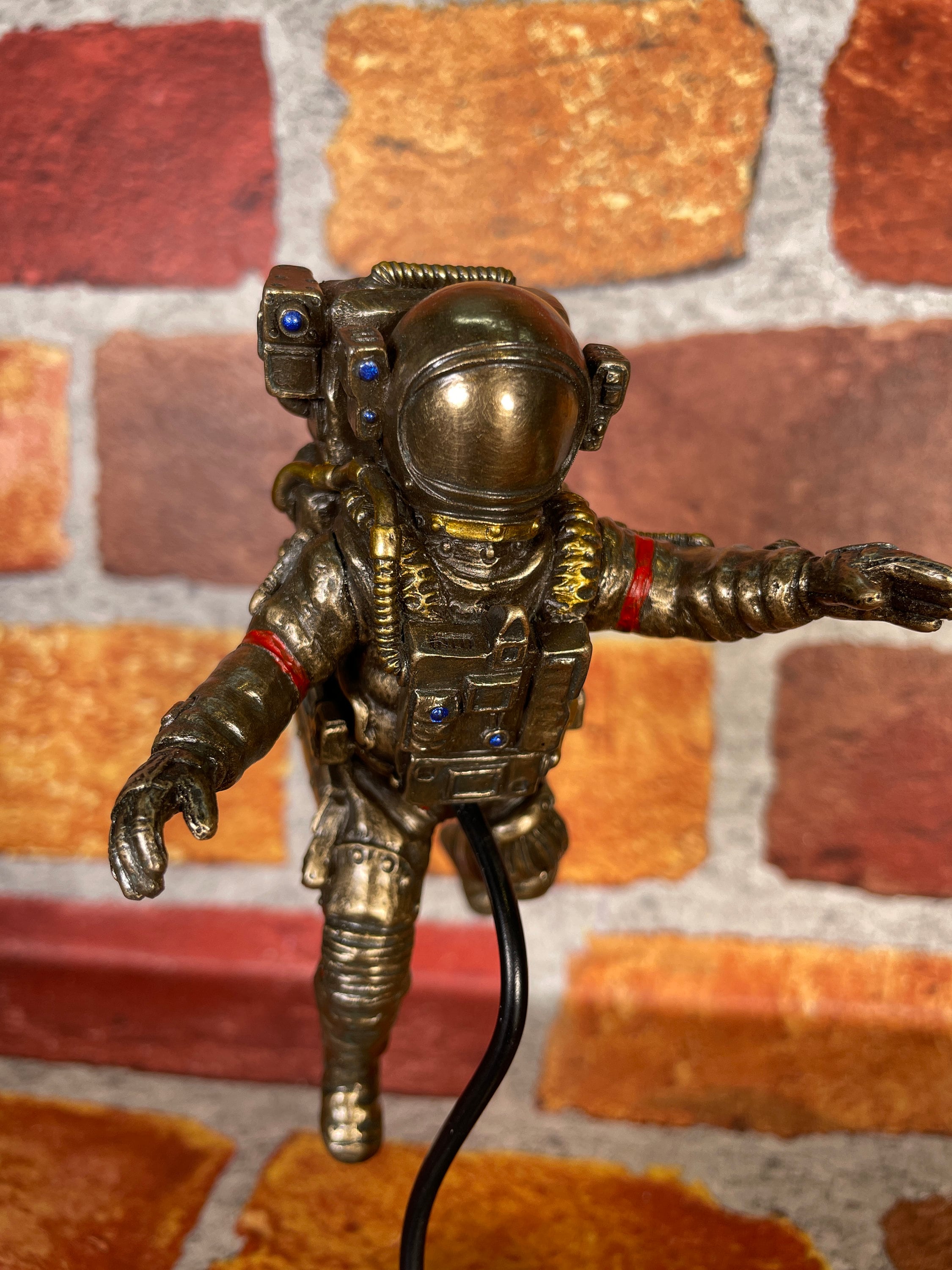 Vintage Astronaut Statue - Astronaut on a Spacewalk Statue - Cosmonaut ...
