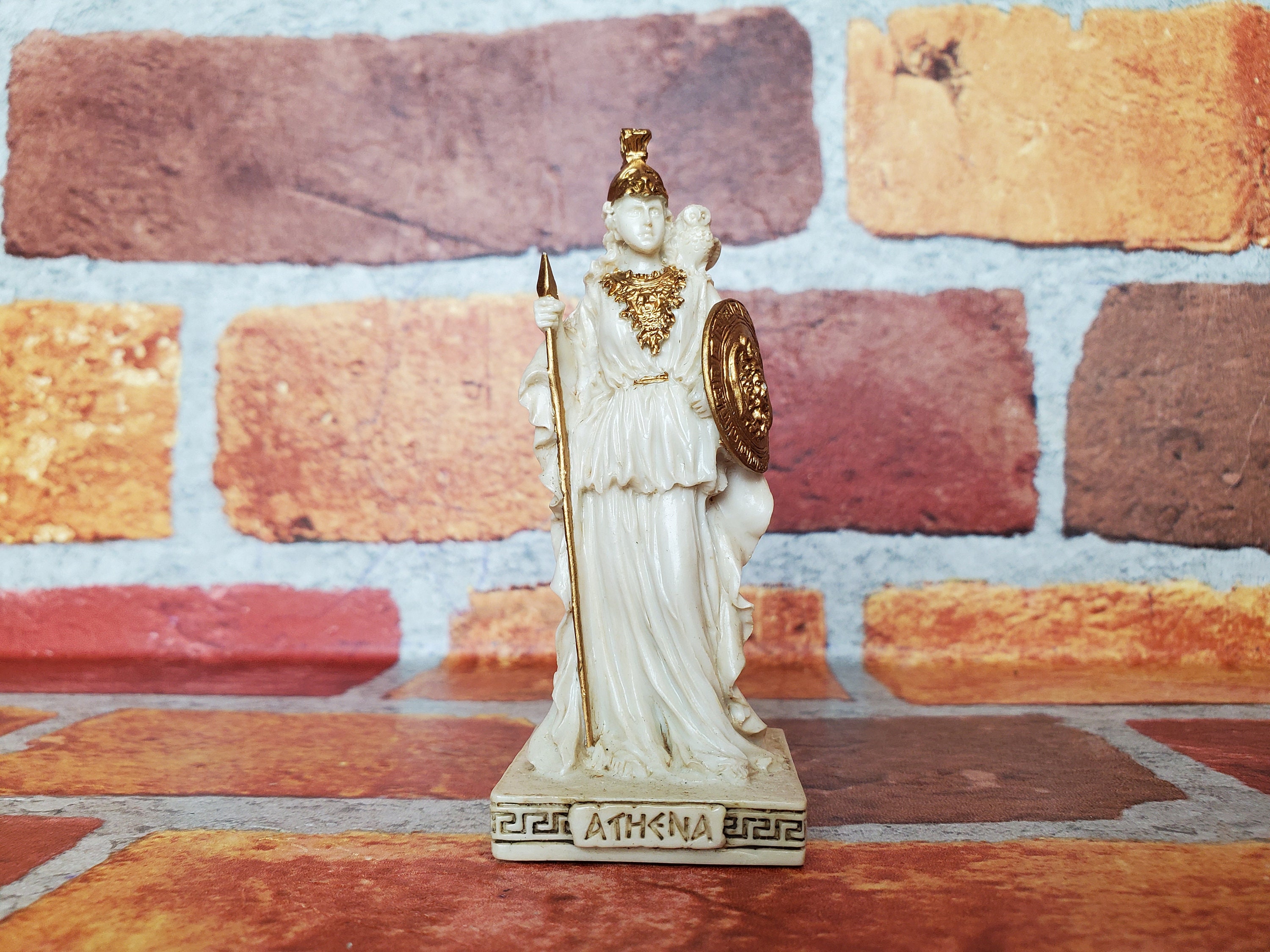 Vintage Athena Figurine Miniature Greek Goddess Athena Altar - Etsy UK