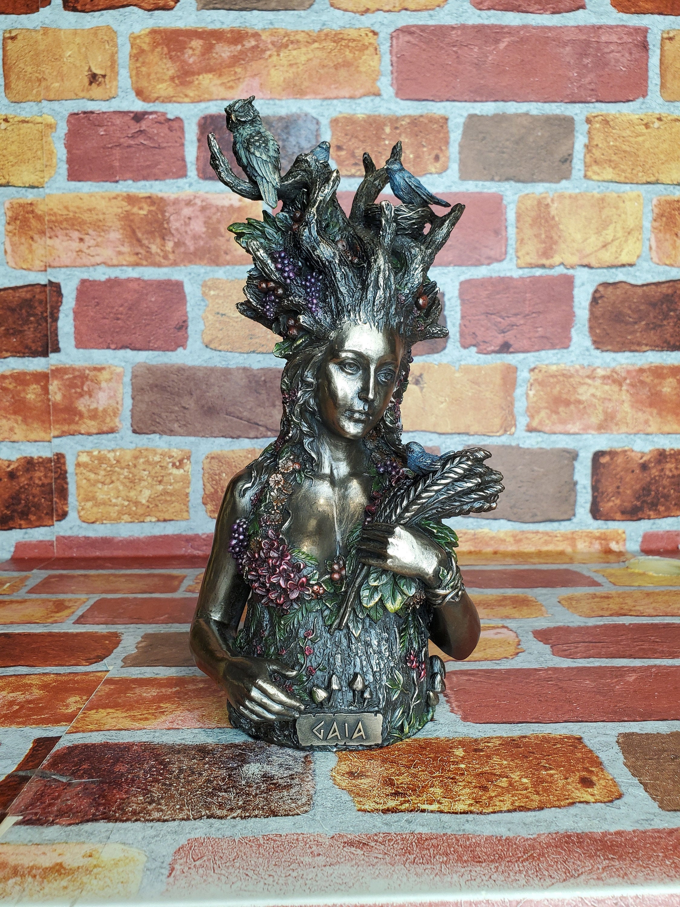 Vintage Gaia Statue - Mother Gaia Earth Goddess - Etsy Australia