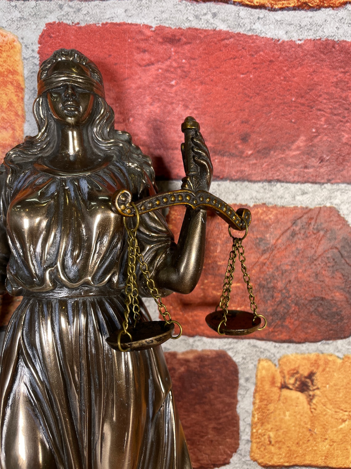 Vintage Lady Justice Wall Plaque Lady Justice with Sword and | Etsy