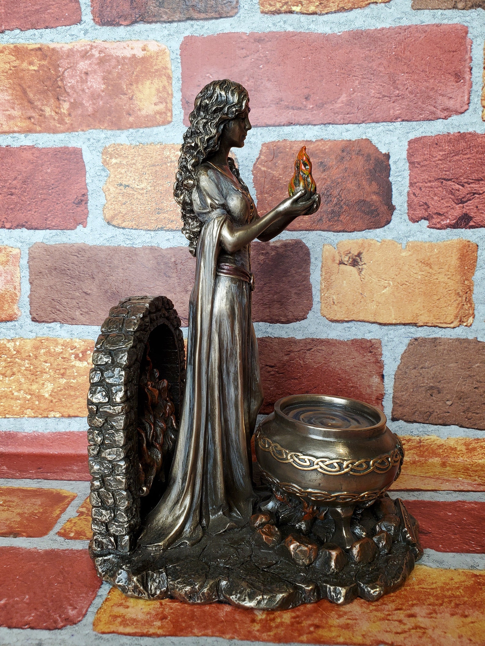 Vintage Goddess Brigid Statue Celtic Goddess Brigit Brig | Etsy