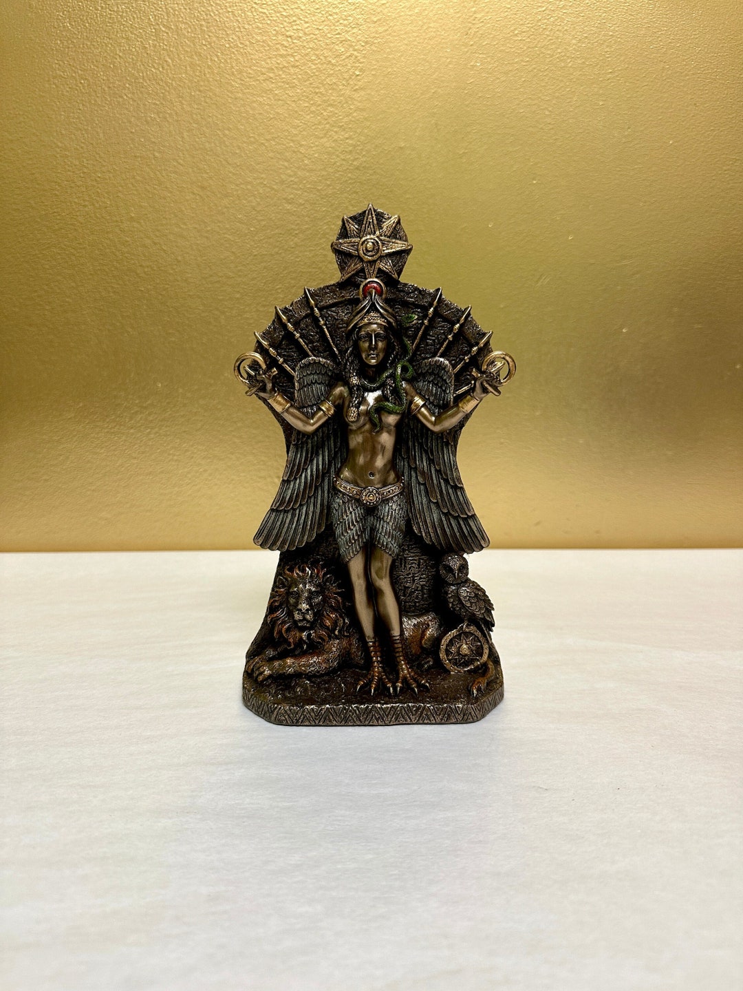 Vintage Inanna / Ishtar Statue Mesopotamian Goddess of Love - Etsy