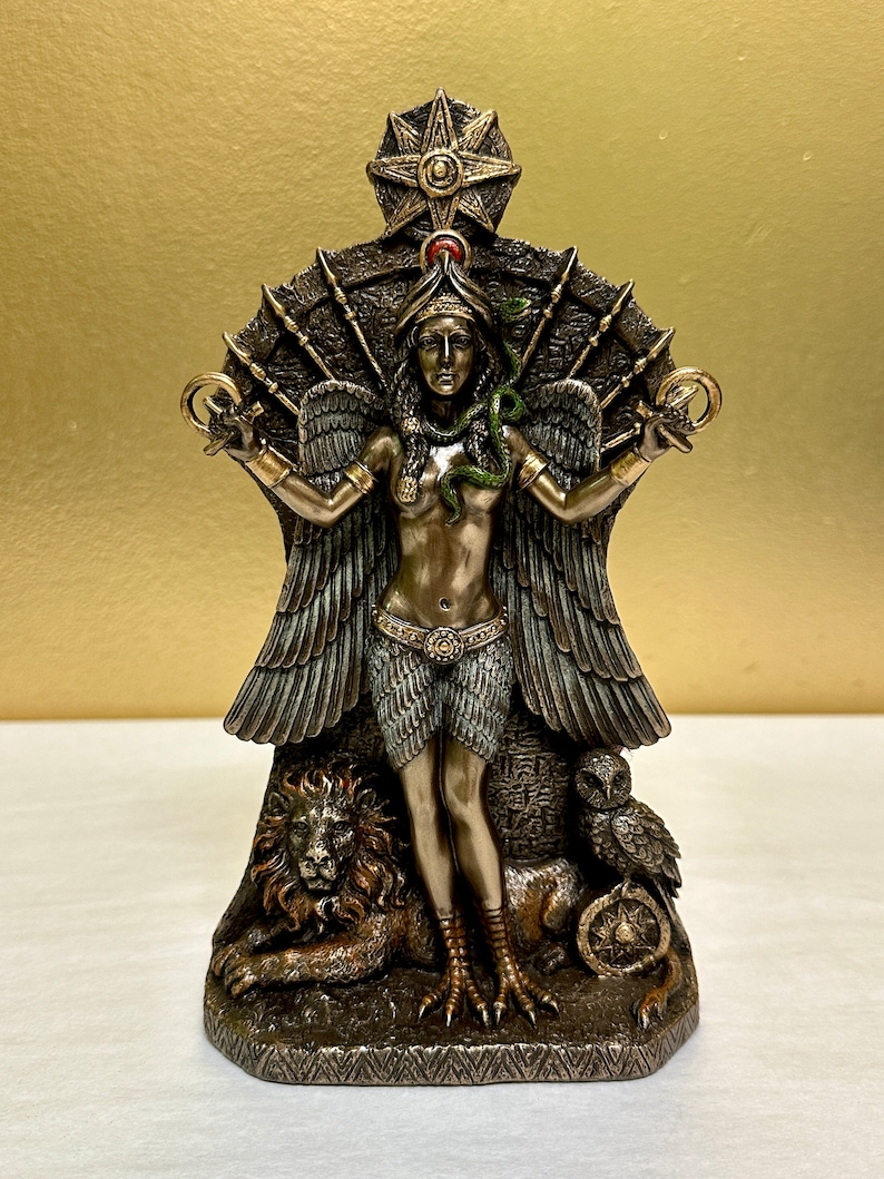 Vintage Inanna / Ishtar Statue Mesopotamian Goddess of Love - Etsy