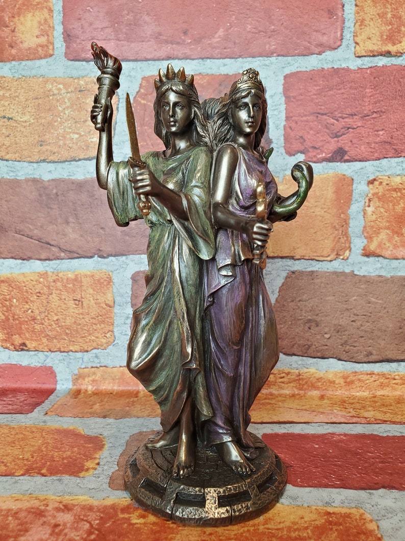 Vintage Hecate Statue Greek Goddess of Magic Hecate Altar - Etsy Canada