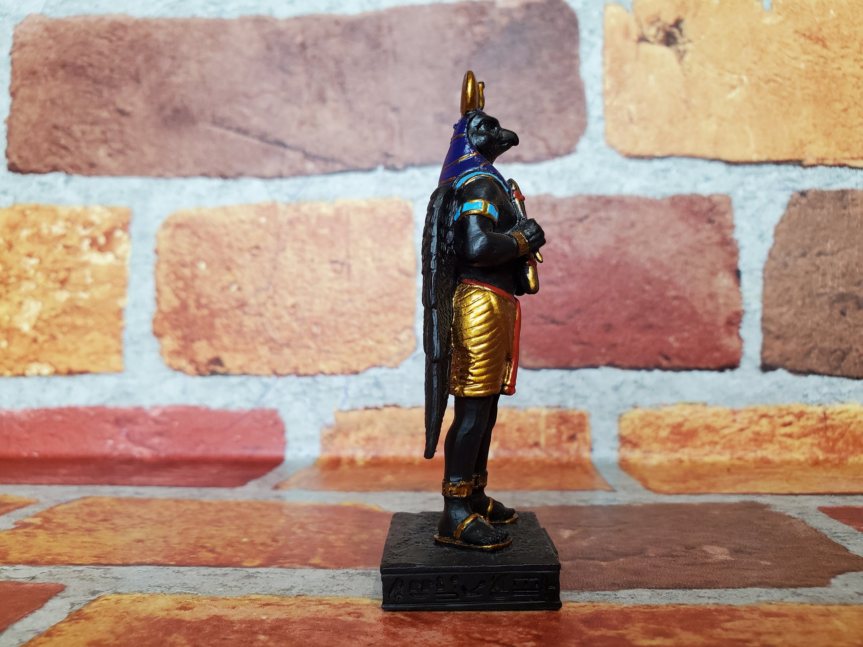 Vintage Ra Figurine Miniature Egyptian God Ra Altar Statue | Etsy