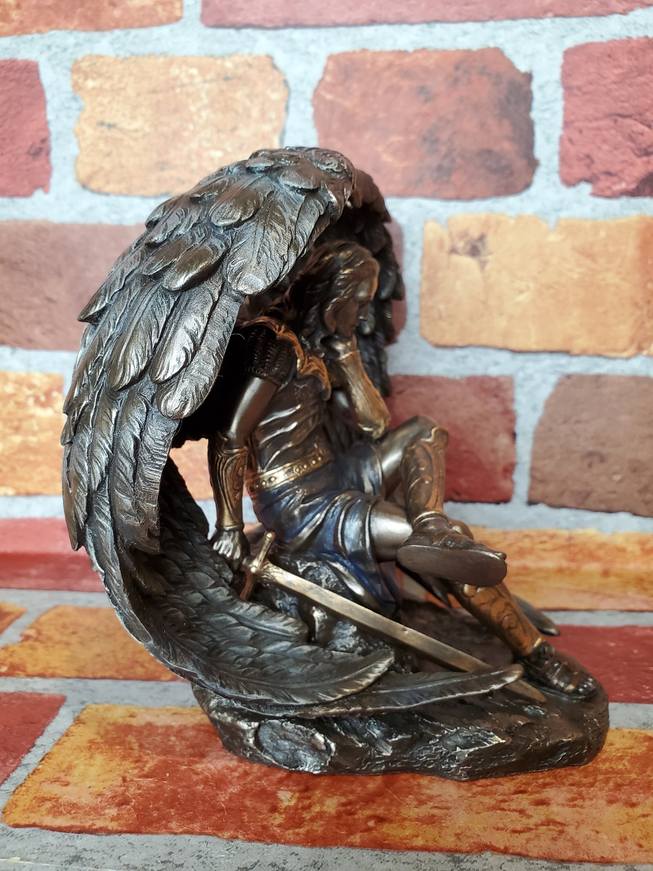 Vintage Lucifer the Fallen Angel Statue | Etsy Canada