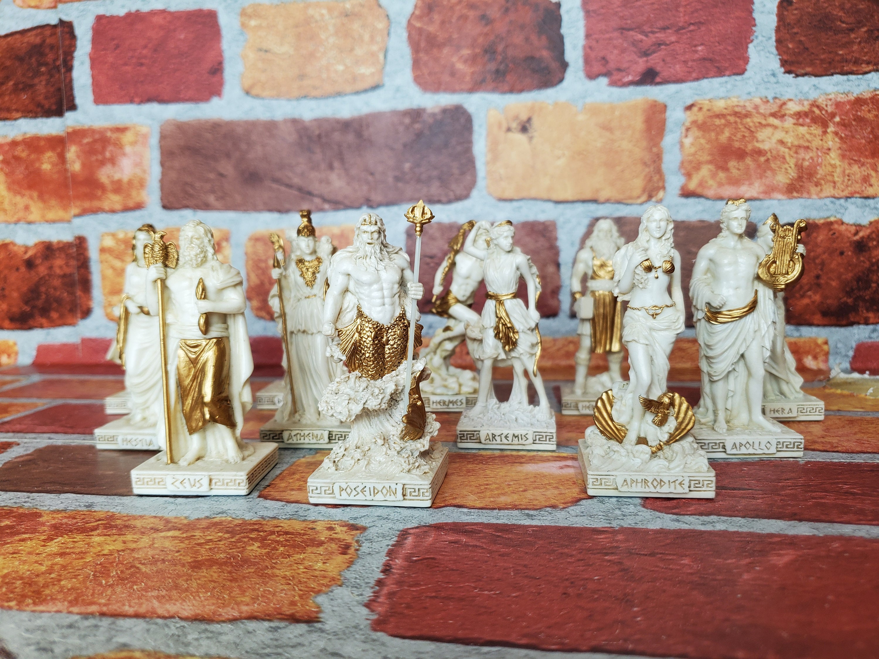 Vintage Zeus Figurine Miniature Greek God Zeus Altar Statue - Etsy Canada