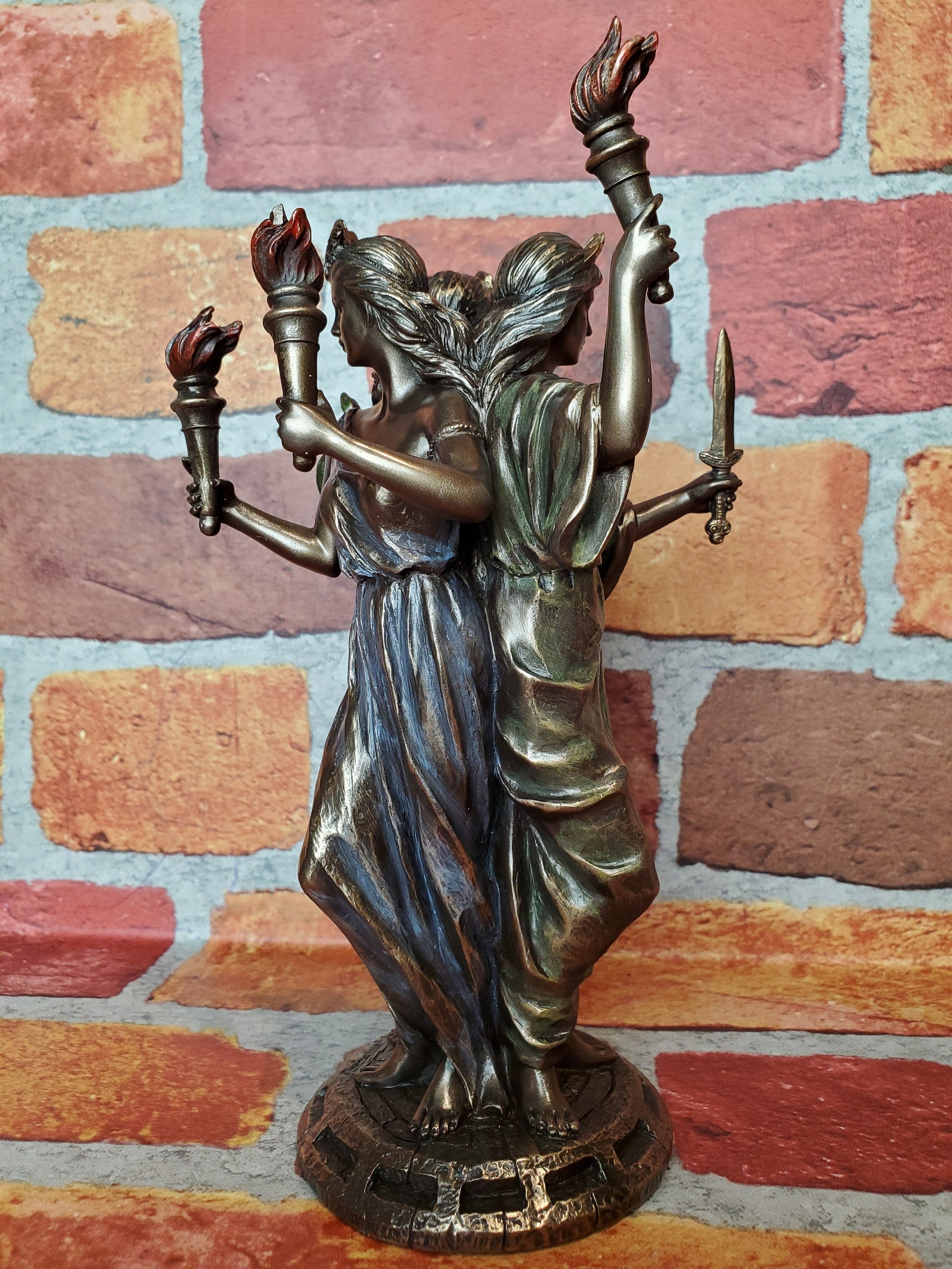 Vintage Hecate Statue Greek Goddess of Magic Hecate Altar - Etsy Canada