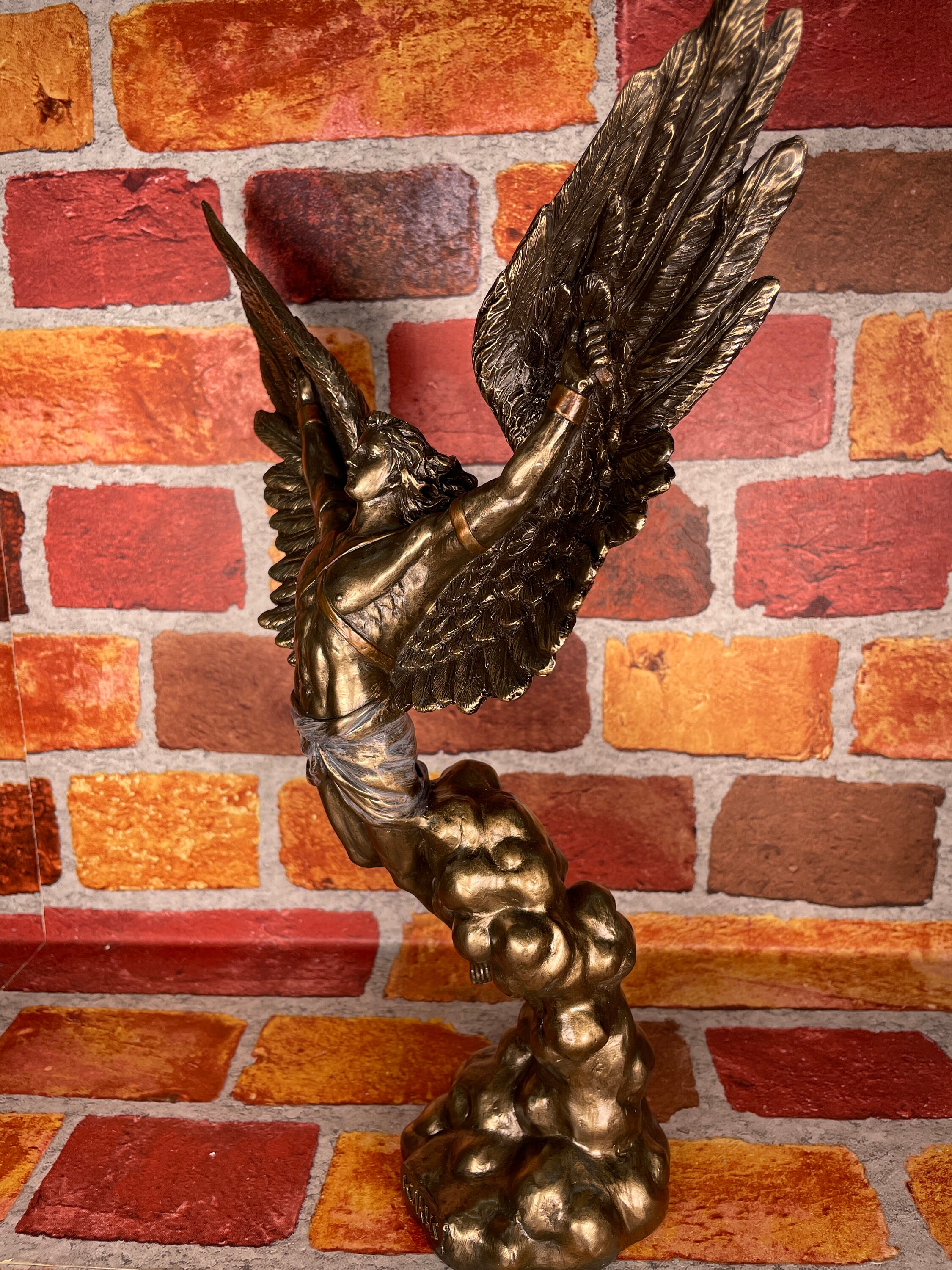 Vintage Icarus Statue Greek Mythology Icarus Flying With His - Etsy