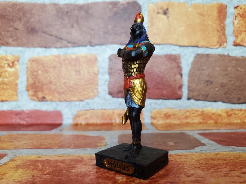 Vintage Horus Figurine Miniature Egyptian God Horus Altar - Etsy
