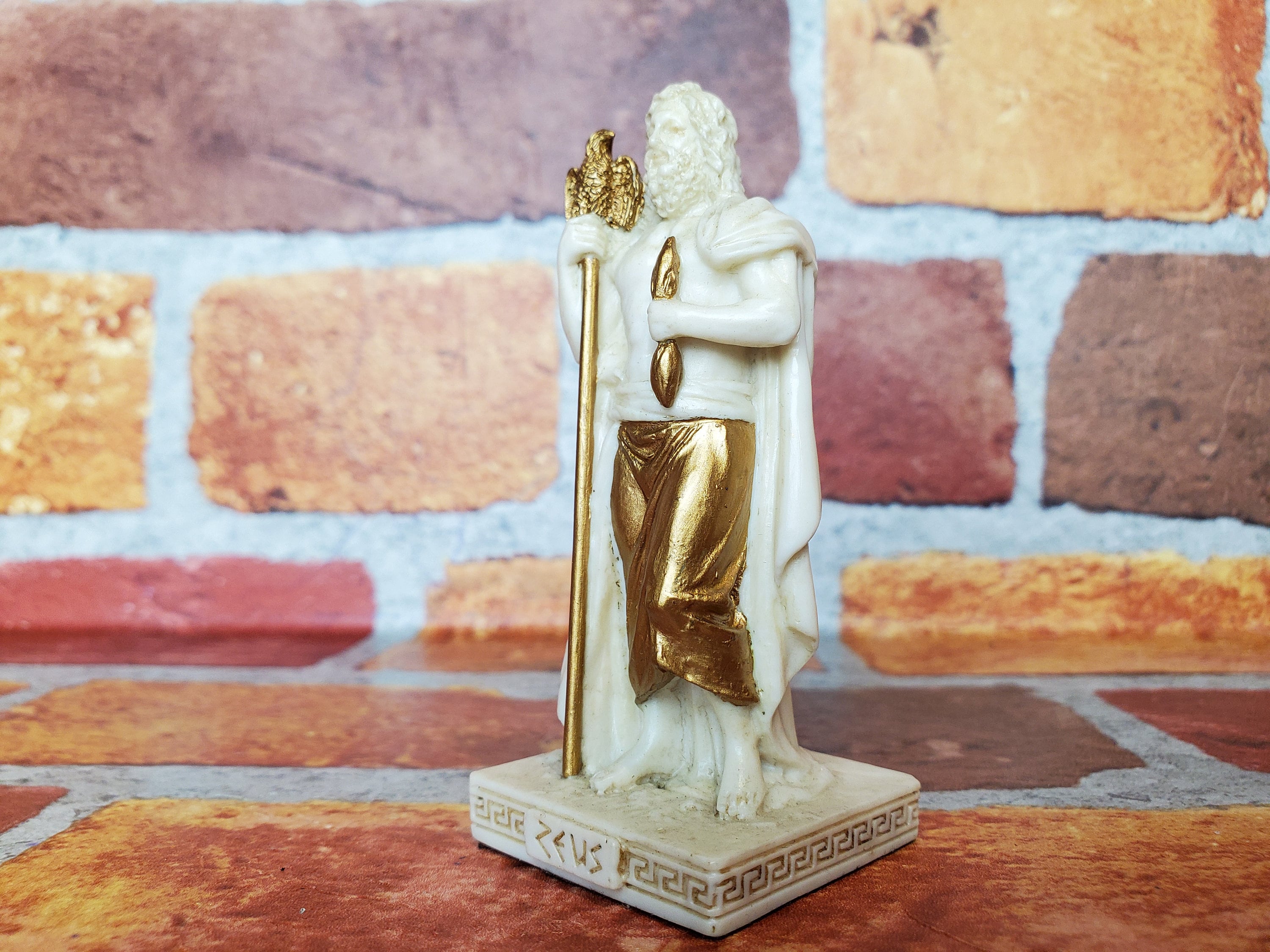Vintage Zeus Figurine Miniature Greek God Zeus Altar Statue - Etsy