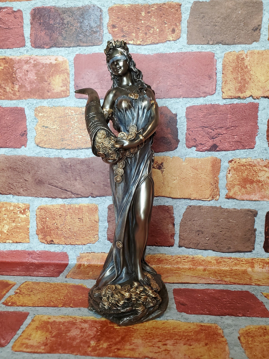 Vintage Fortuna Statue Roman Goddess of Fortune and Wealth - Etsy