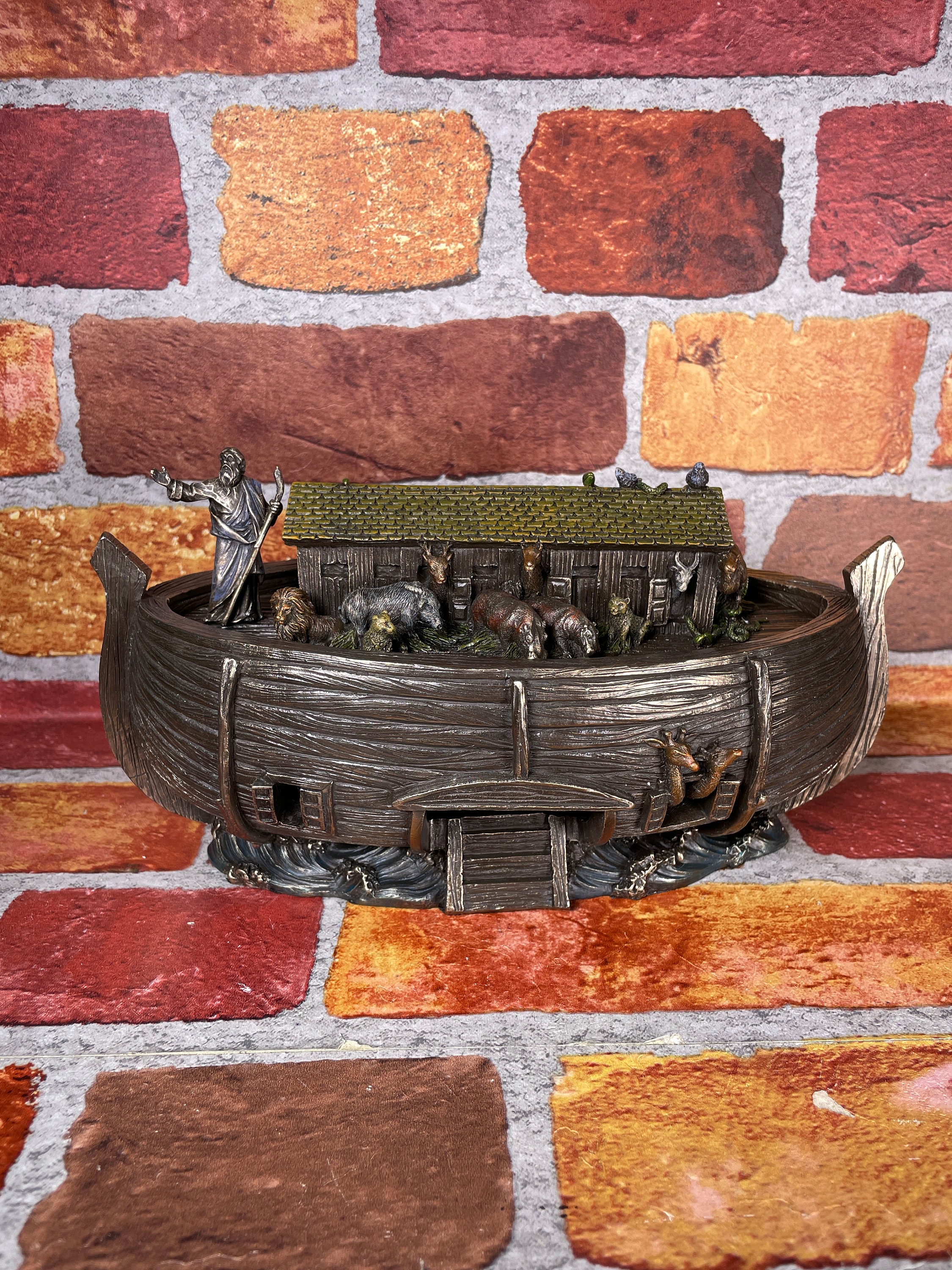 Vintage Noah's Ark Box Bible Story Trinket Box Desk | Etsy