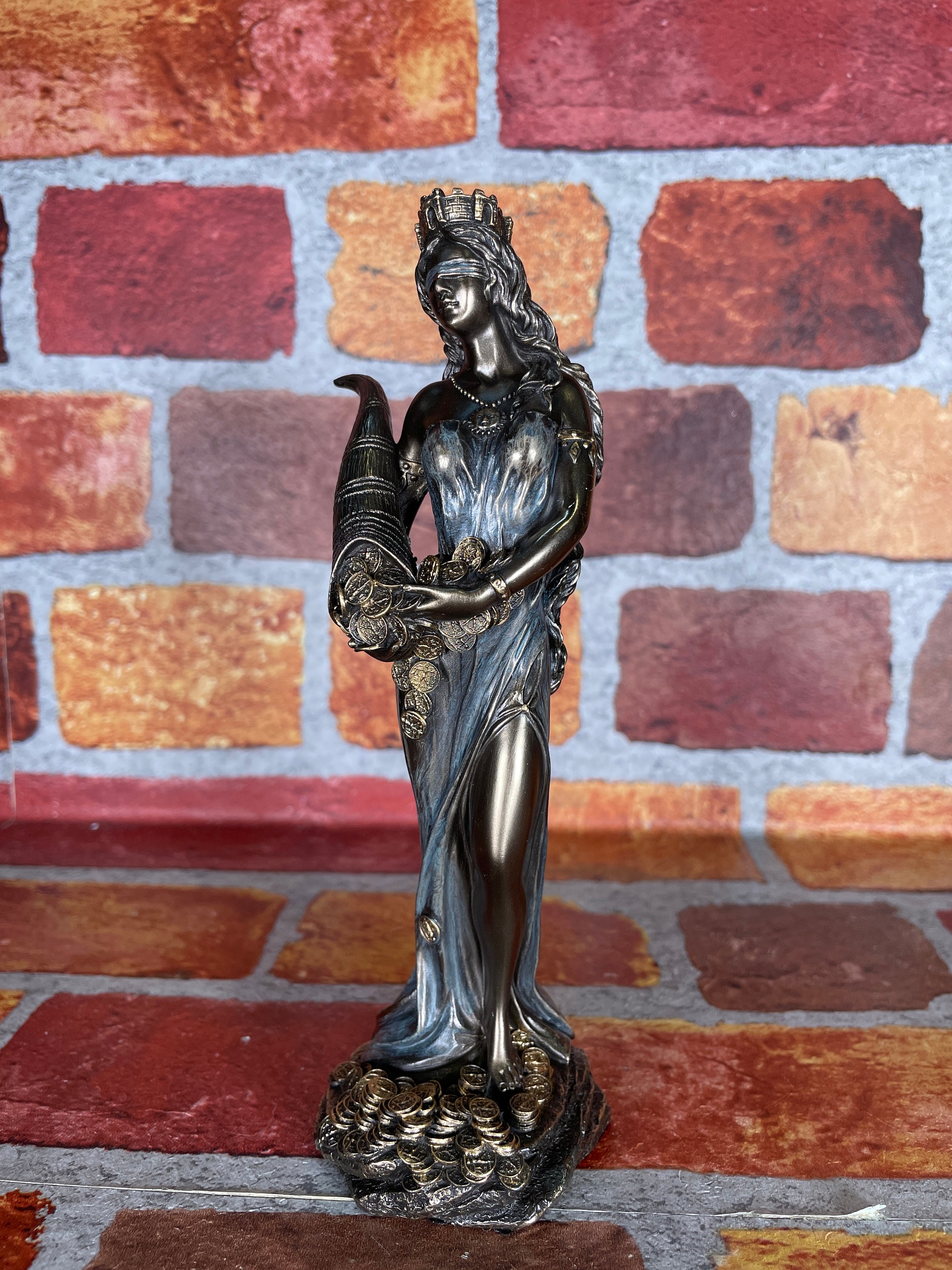 Vintage Fortuna Statue Roman Goddess of Fortune and Wealth - Etsy