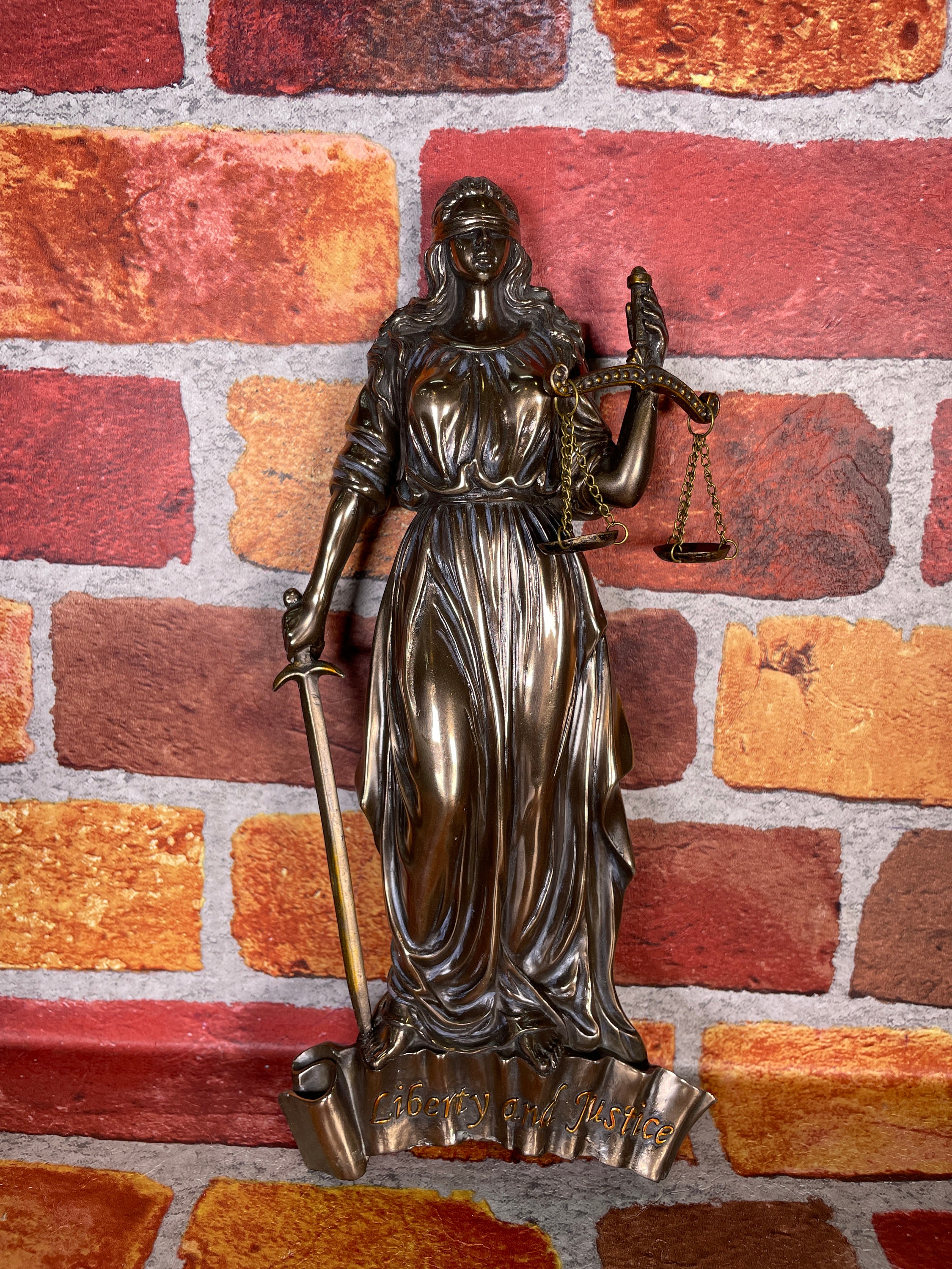 Vintage Lady Justice Wall Plaque Lady Justice With Sword and - Etsy UK