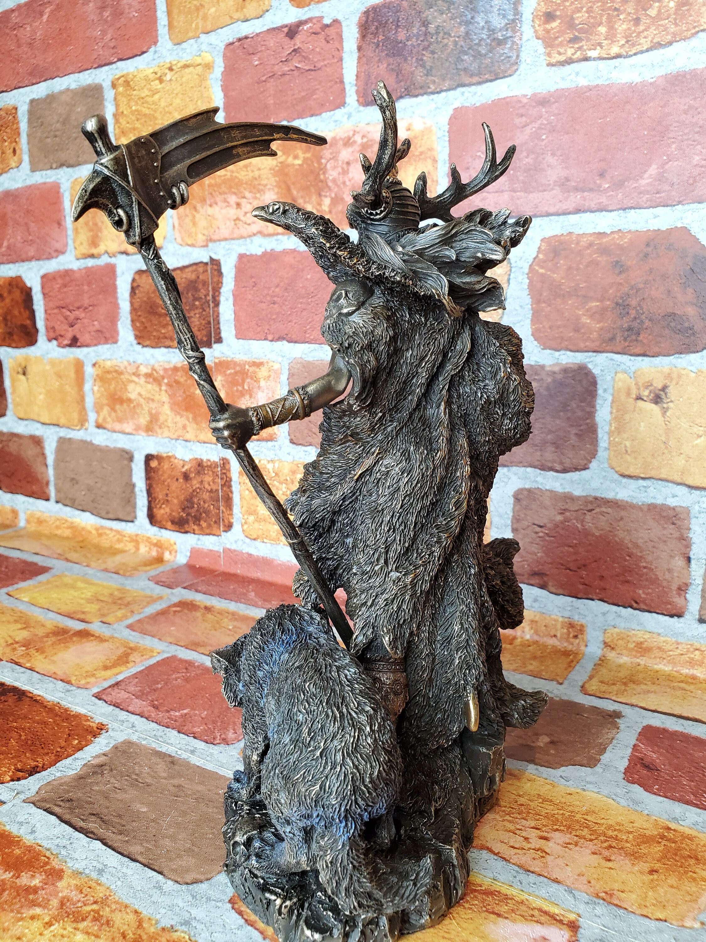 Vintage Hel Statue Norse Goddess of the Underworld & the | Etsy