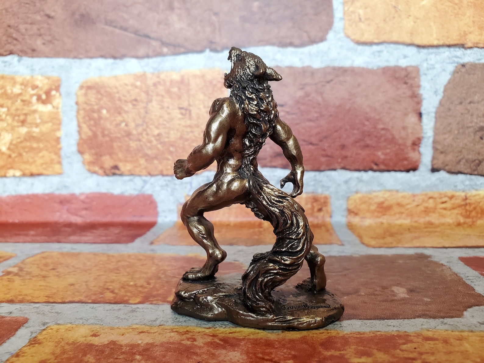 Vintage Werewolf Miniature Statue | Etsy