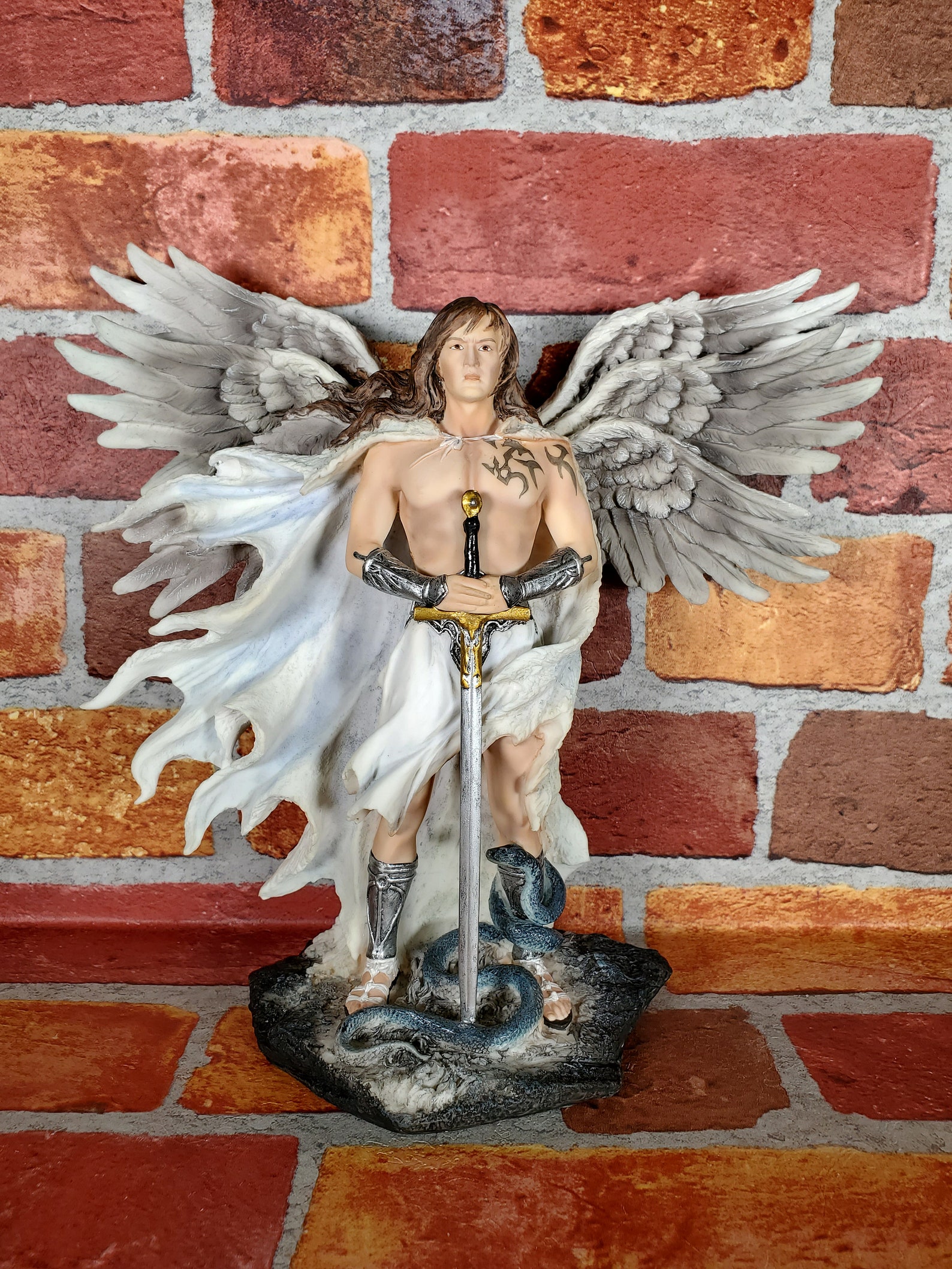 Vintage Six Winged Seraphim Statue Seraph Guardian Angel - Etsy