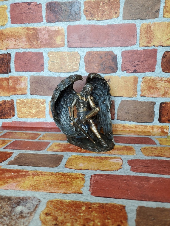 Vintage Lucifer the Fallen Angel Statue | Etsy Canada