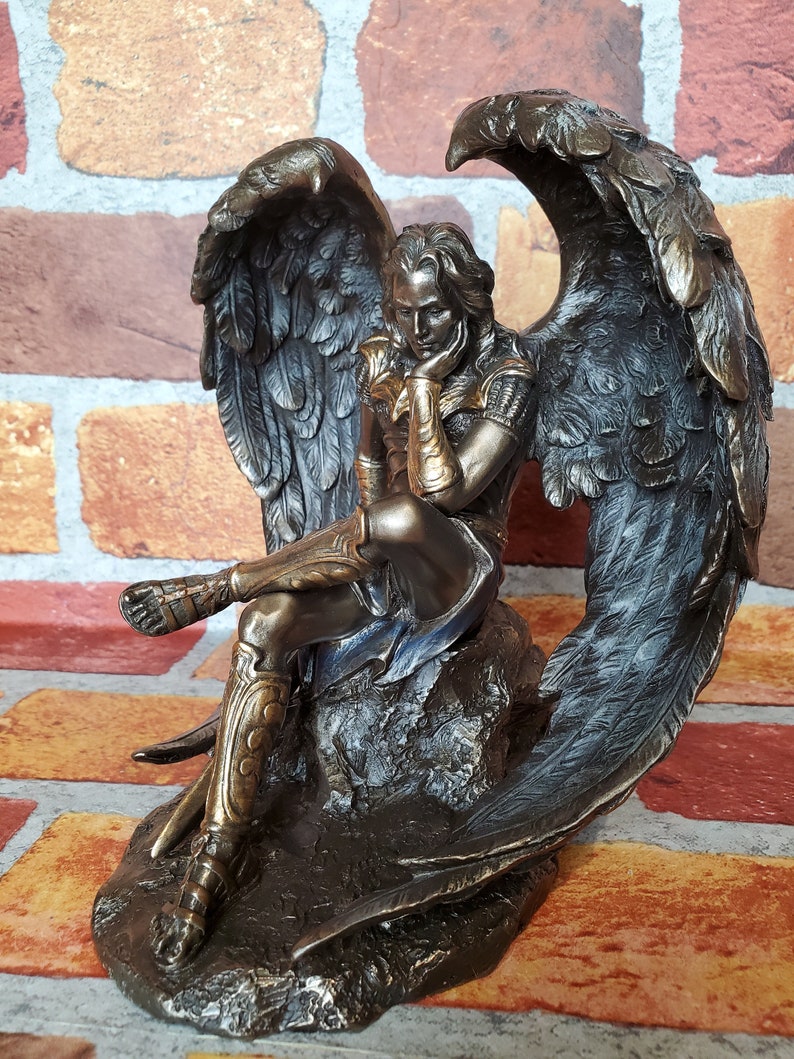 Vintage Lucifer the Fallen Angel Statue | Etsy Canada