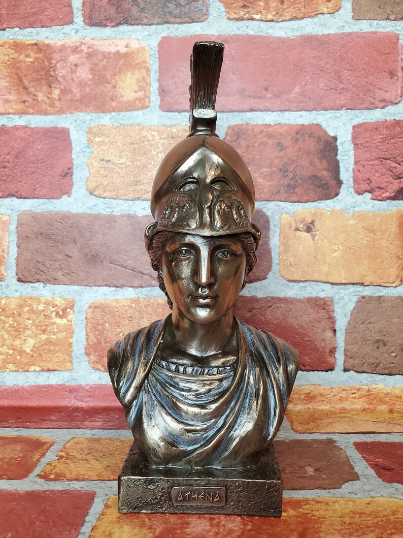 Vintage Athena Bust Greek Goddess Athena Bust Altar Statue - Etsy