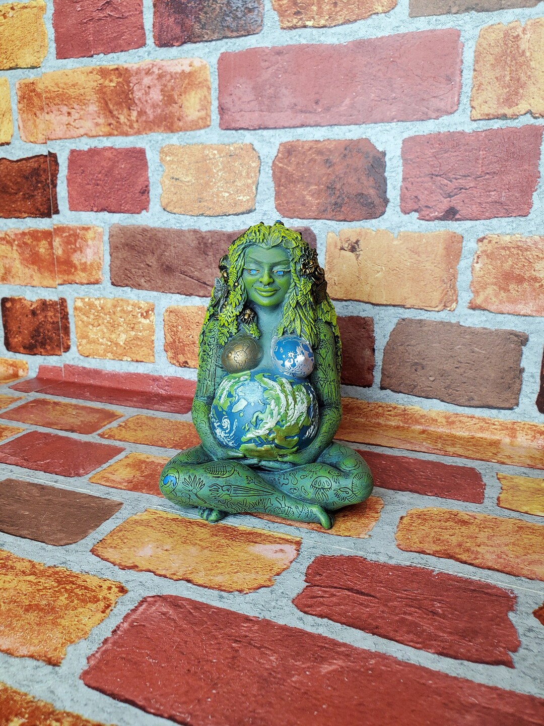 Vintage Gaia Statue - Mother Gaia Earth Goddess - Etsy