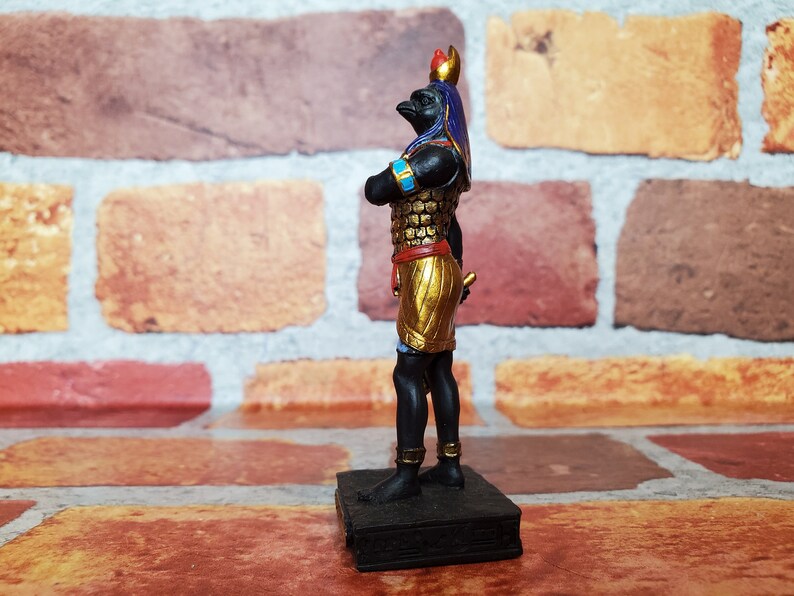 Vintage Horus Figurine Miniature Egyptian God Horus Altar - Etsy