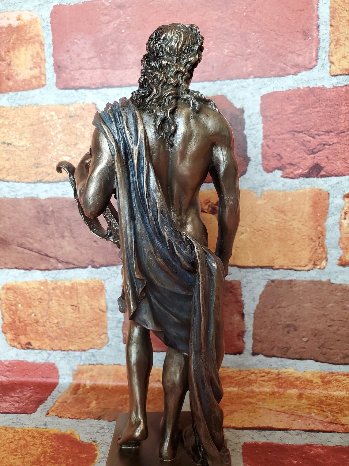 Vintage Apollo Statue Greek God Apollo With Lyre Altar - Etsy Canada