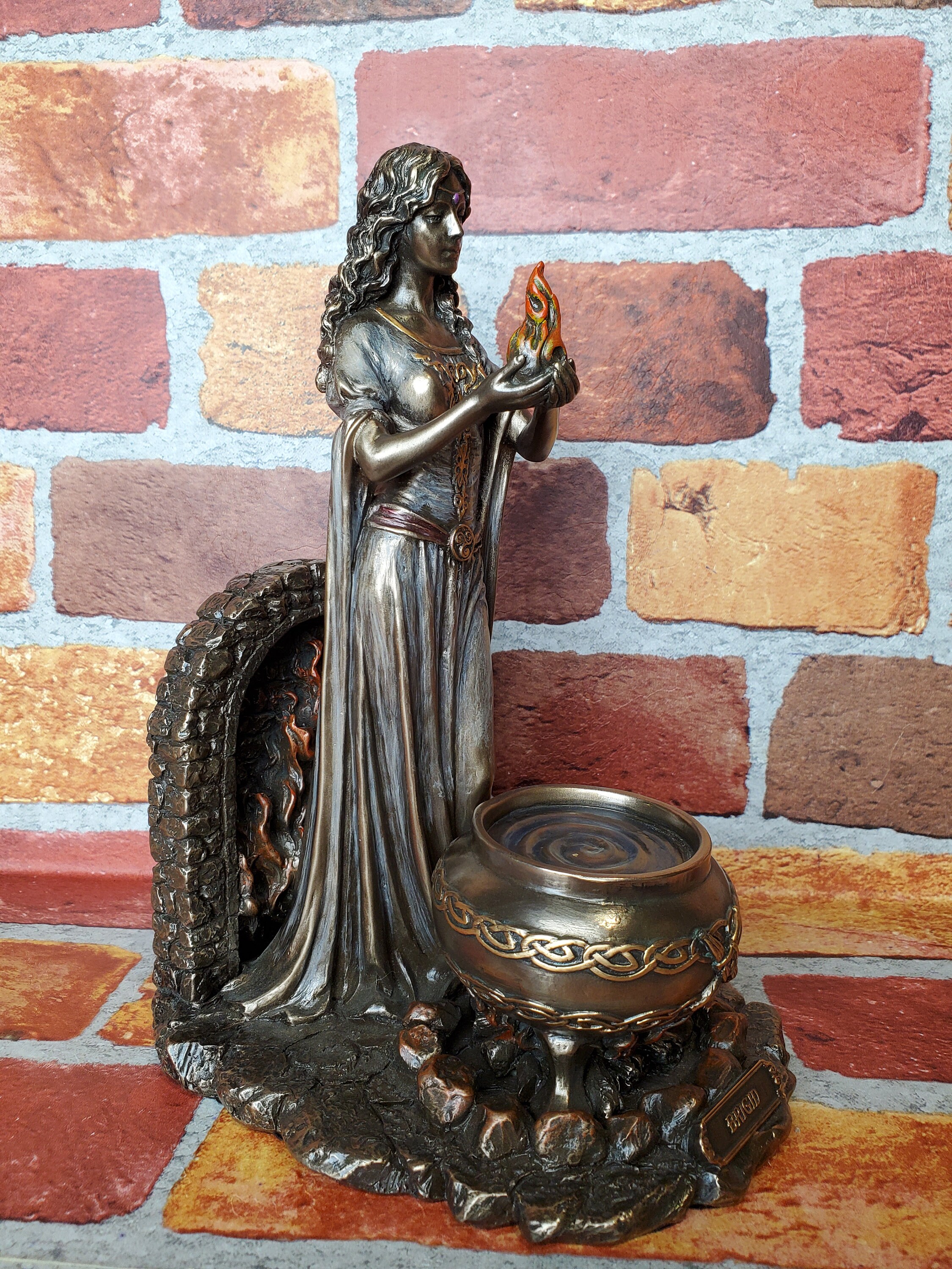 Vintage Goddess Brigid Statue Celtic Goddess Brigit Brig | Etsy