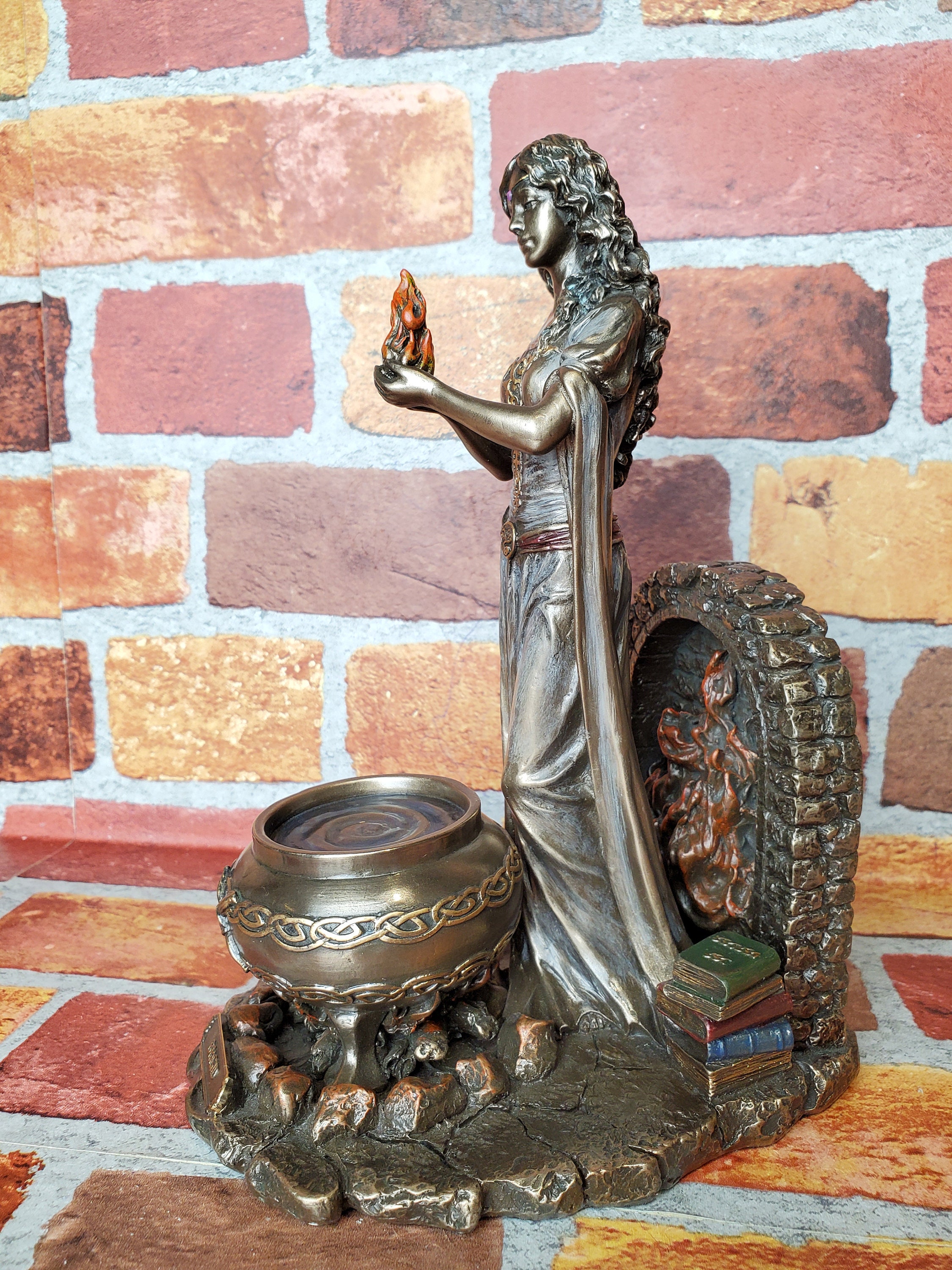 Vintage Goddess Brigid Statue Celtic Goddess Brigit Brig | Etsy