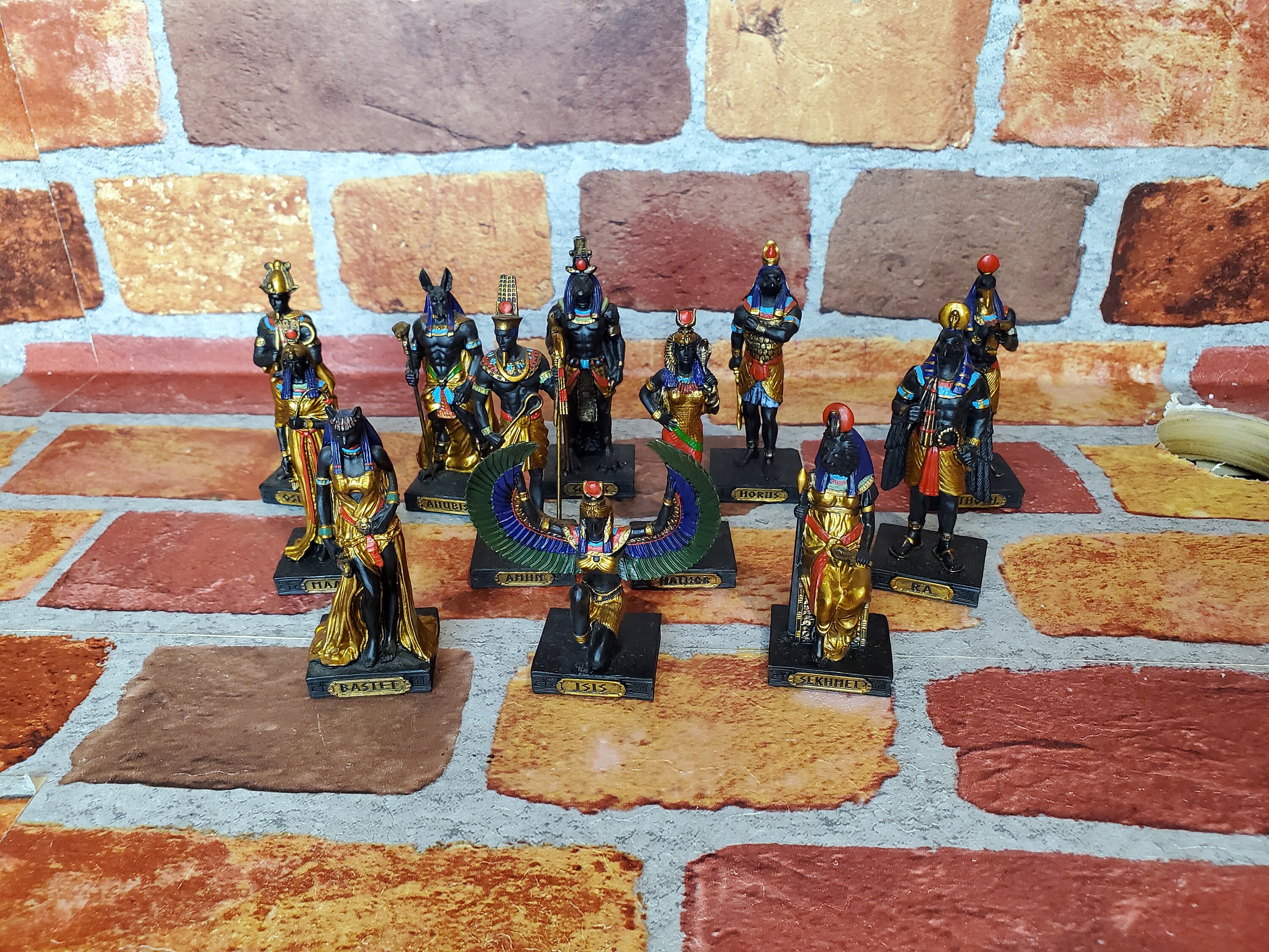 Vintage Horus Figurine Miniature Egyptian God Horus Altar | Etsy