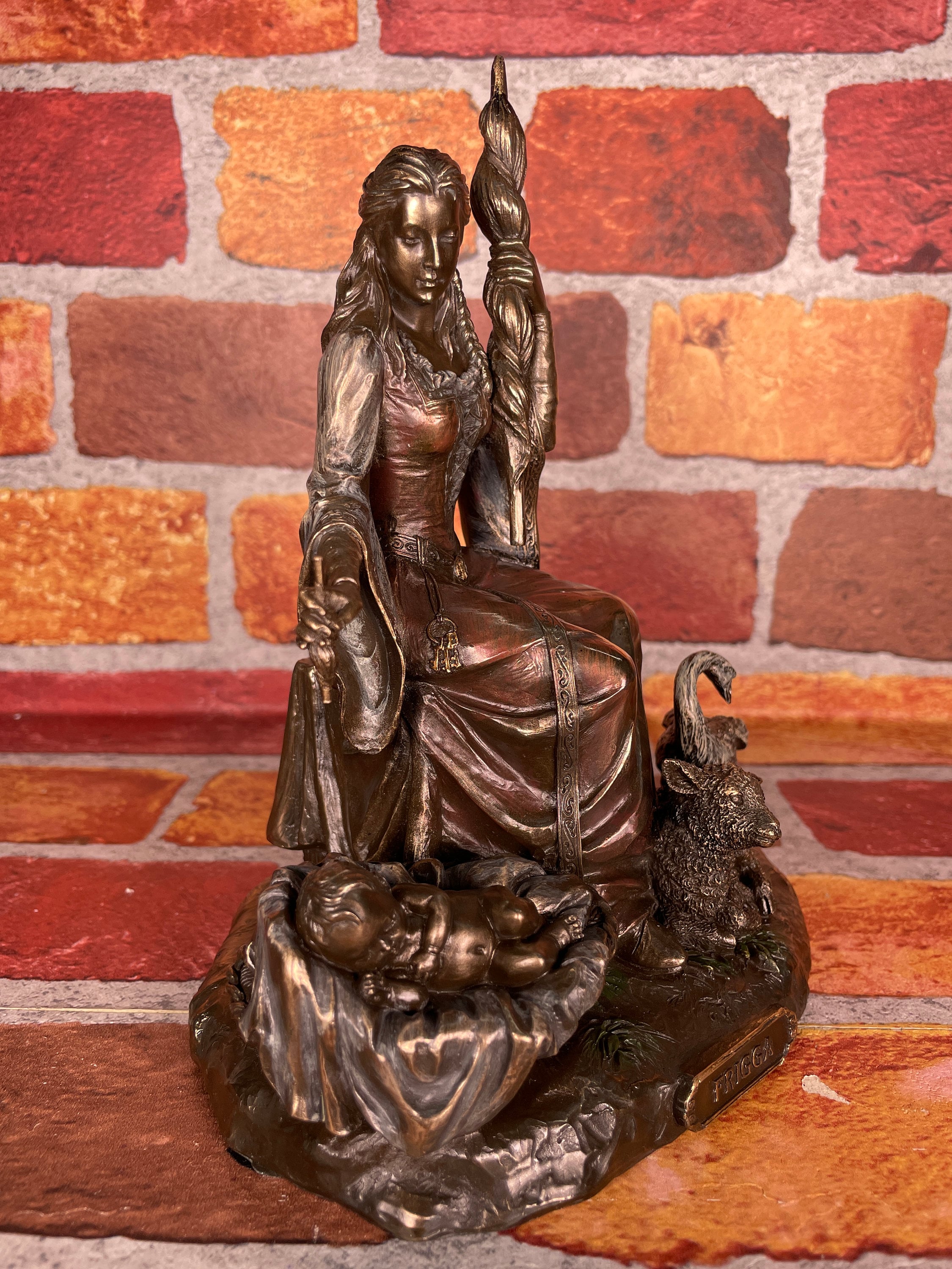 Vintage Frigga Statue Norse Goddess of Marriage Fertility | Etsy