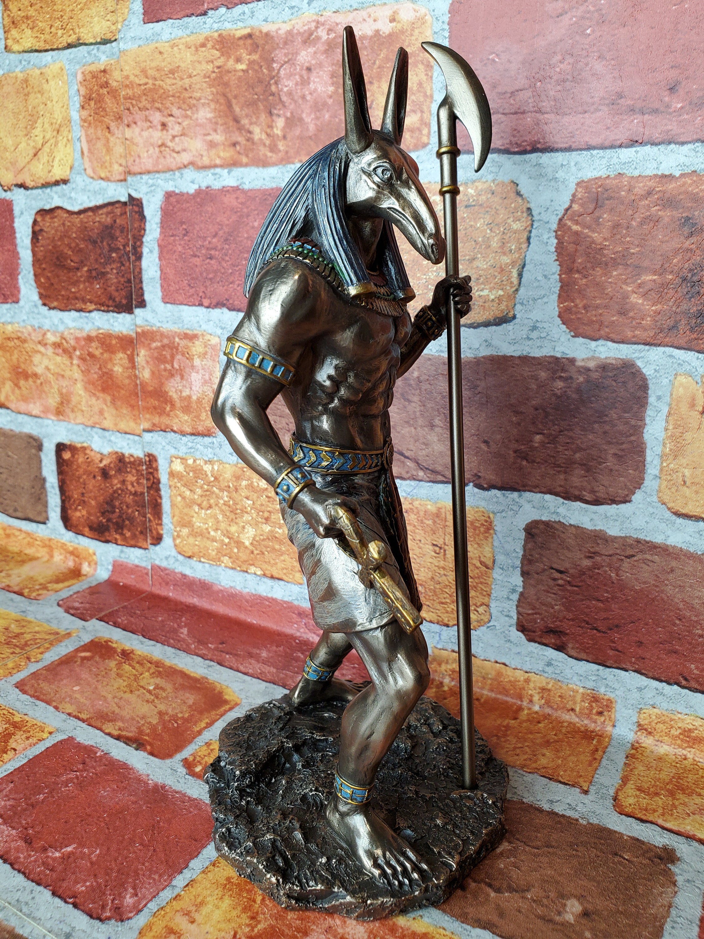 Vintage Seth Statue Ägyptischer Gott des Chaos Set | Etsy