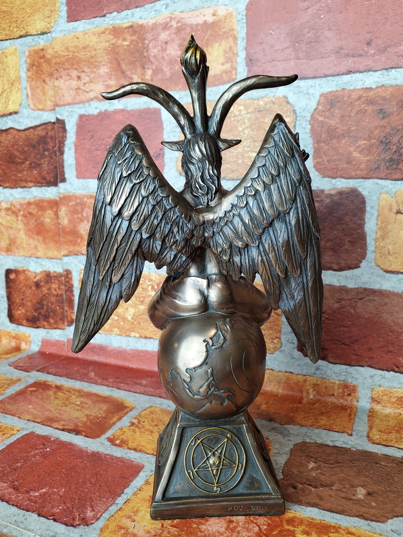 95quoth Baphomet Statue Figurine The Sabbatic Goat Templar